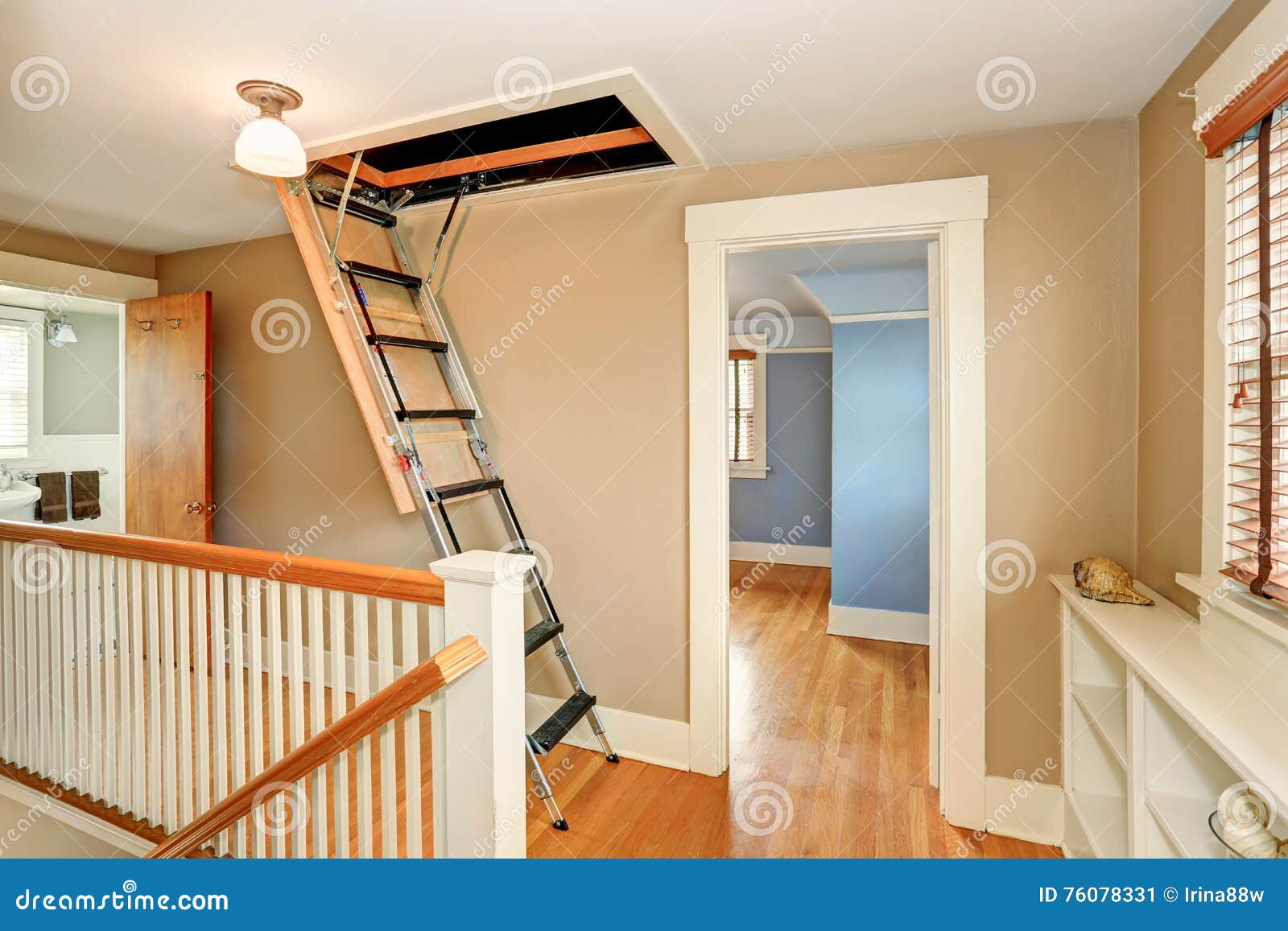 Old Loft With Ladder Royalty-Free Stock Photo | CartoonDealer.com #86121225