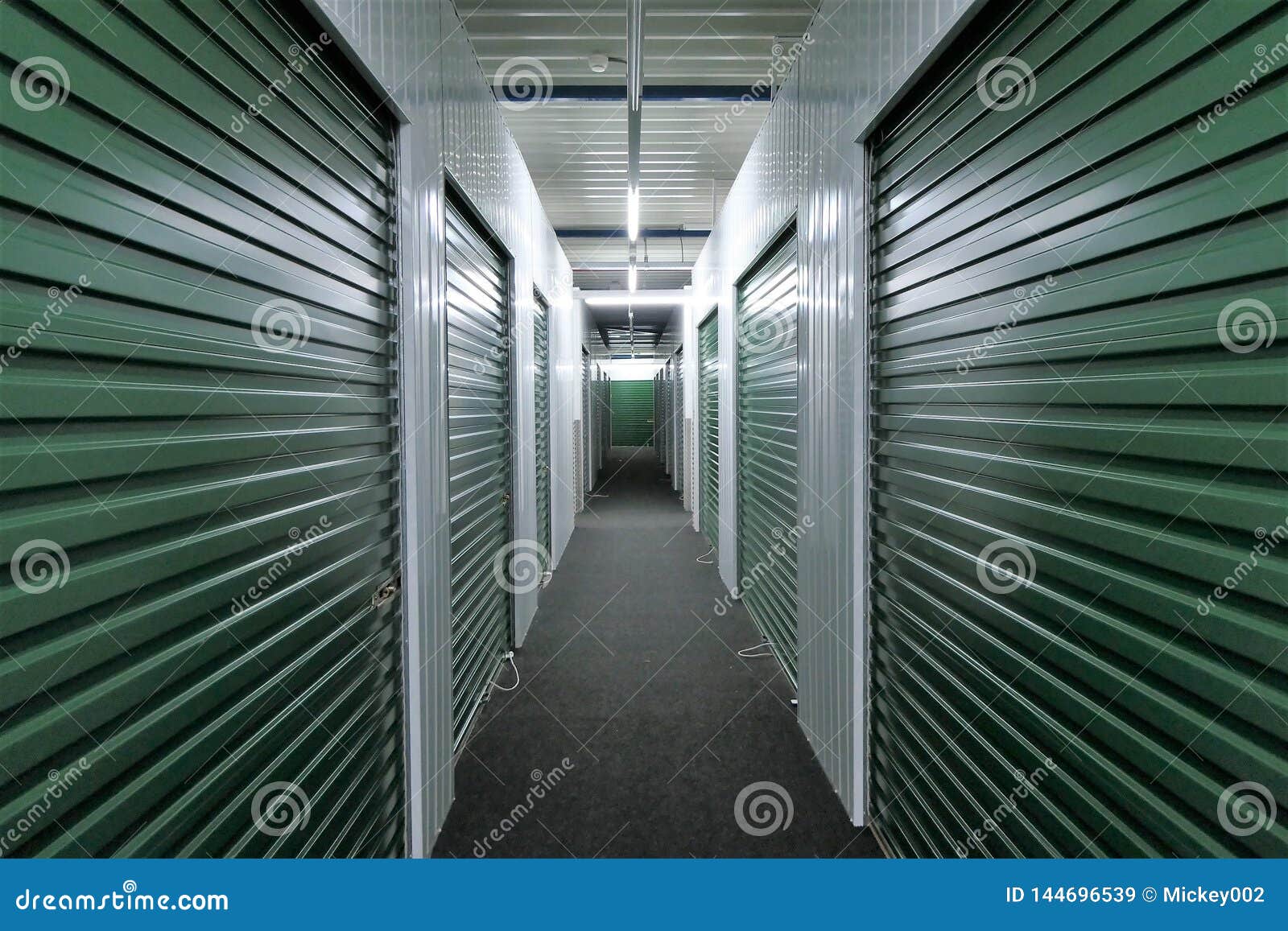 Hallway storage units stock image. Image of rooms, protection - 144696539