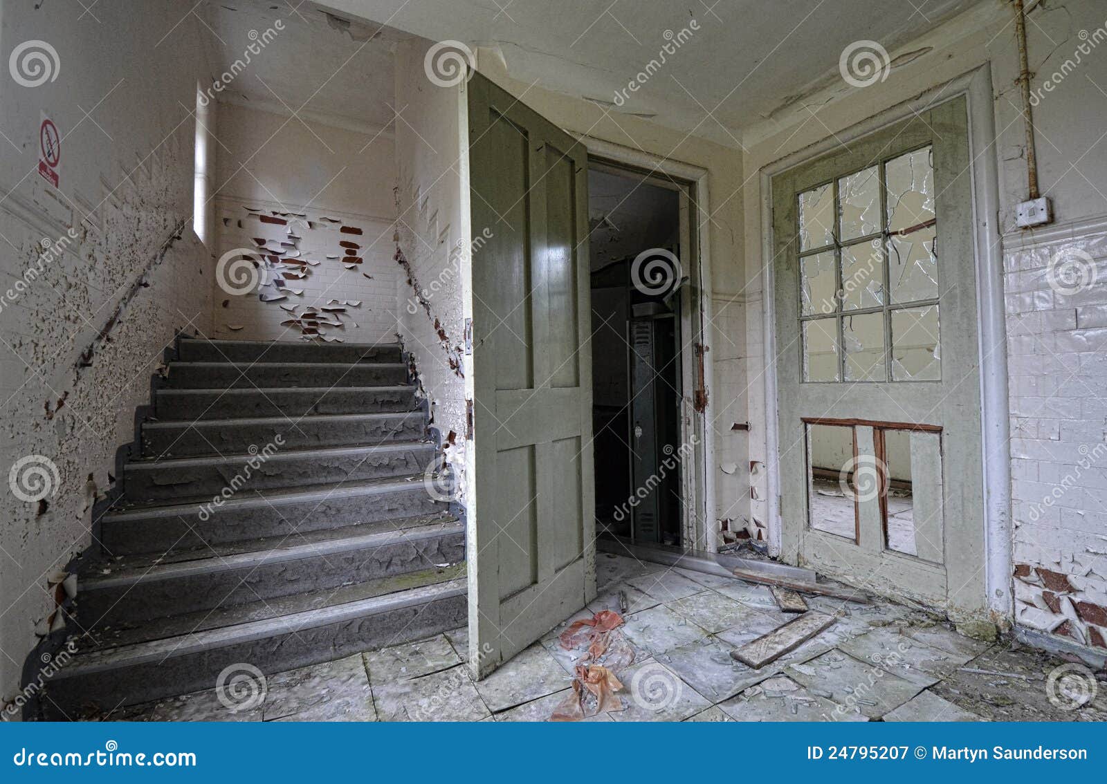 The Hallways stock image. Image of empty, spooky, floor - 24795207