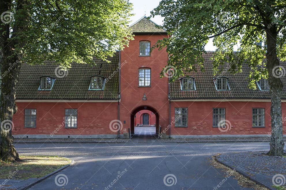 Halmstad Castle Entrance stock image. Image of history - 26283033