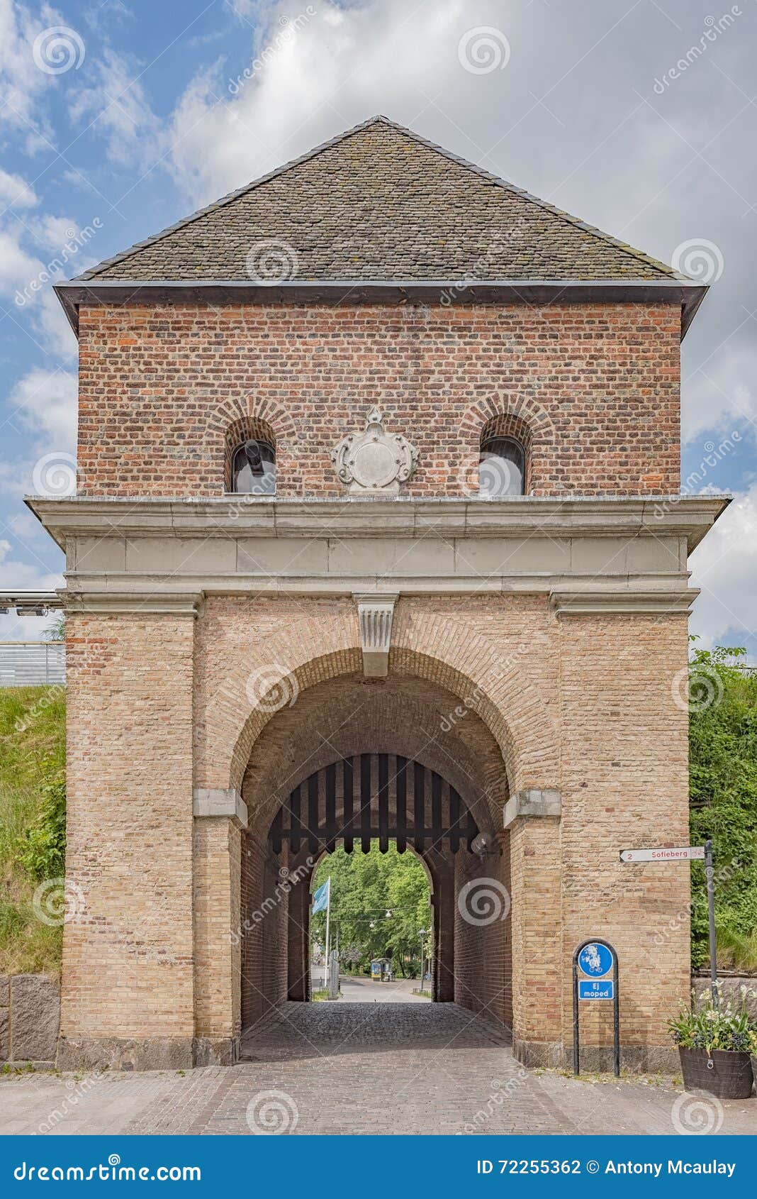 Halmstad Norre port arkivfoto. Bild av norr, medeltida - 72255362
