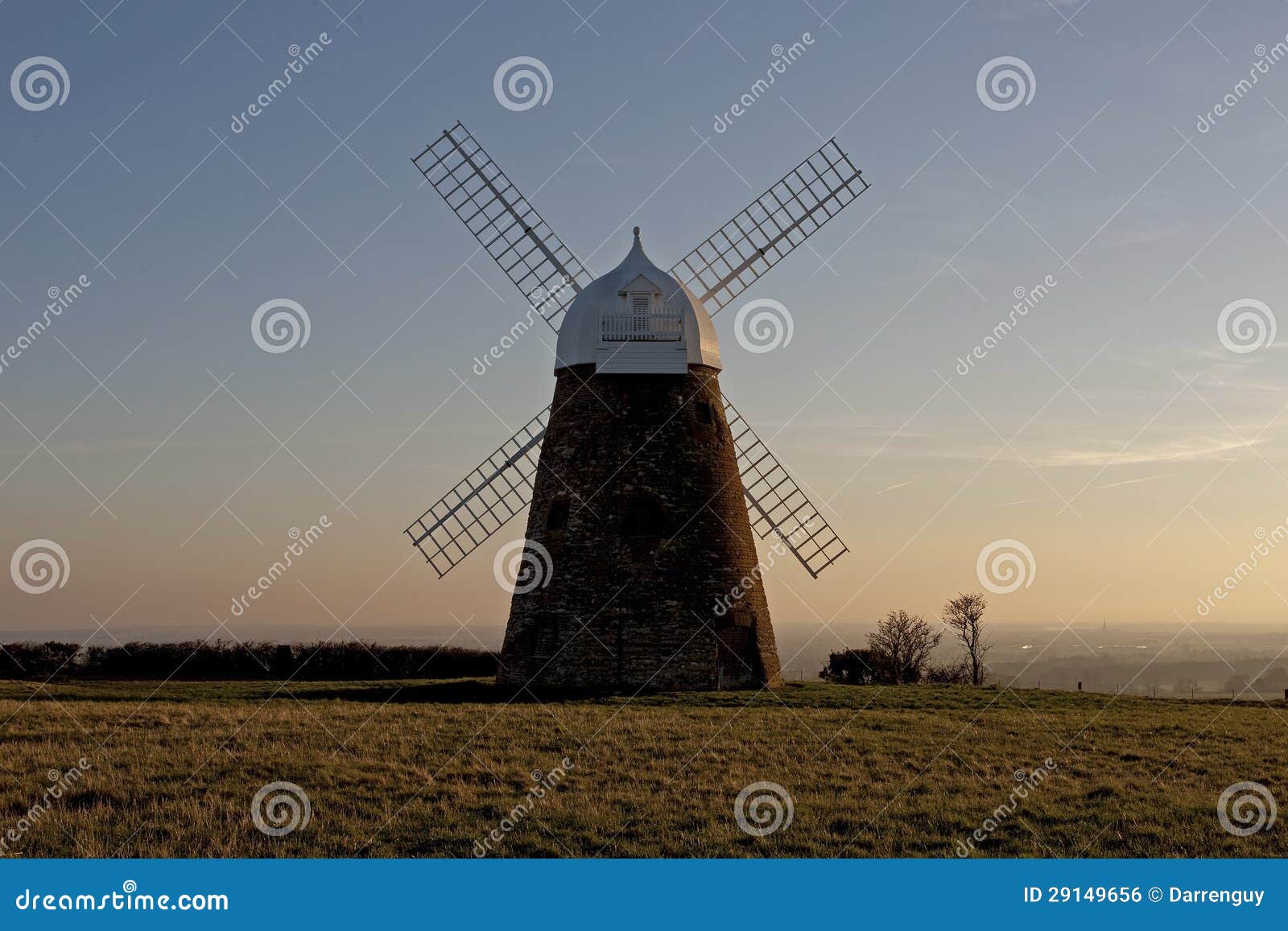 Halnaker Windmill, Sussex, England Royalty-Free Stock Photography ...
