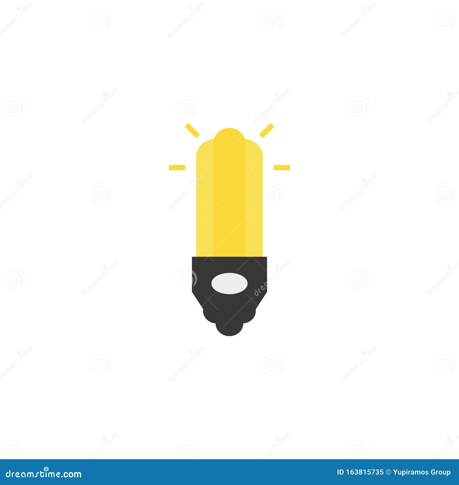 The Halogen Bulb Icon. Lamp And Bulb, Lightbulb Symbol.UI. Web. Logo ...