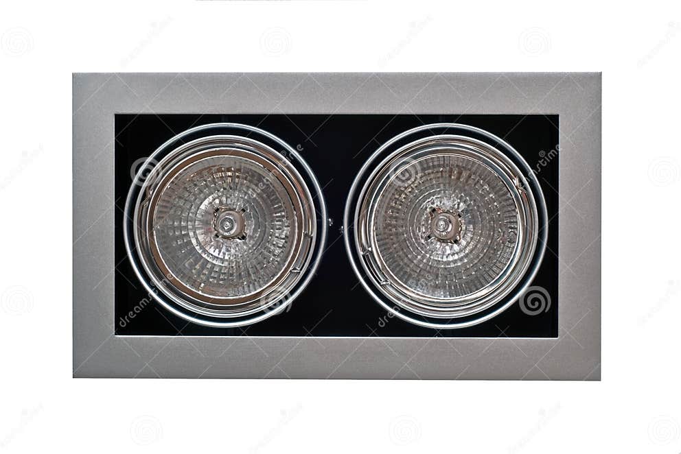 Halogen ceiling light stock photo. Image of house, ideas - 35956902