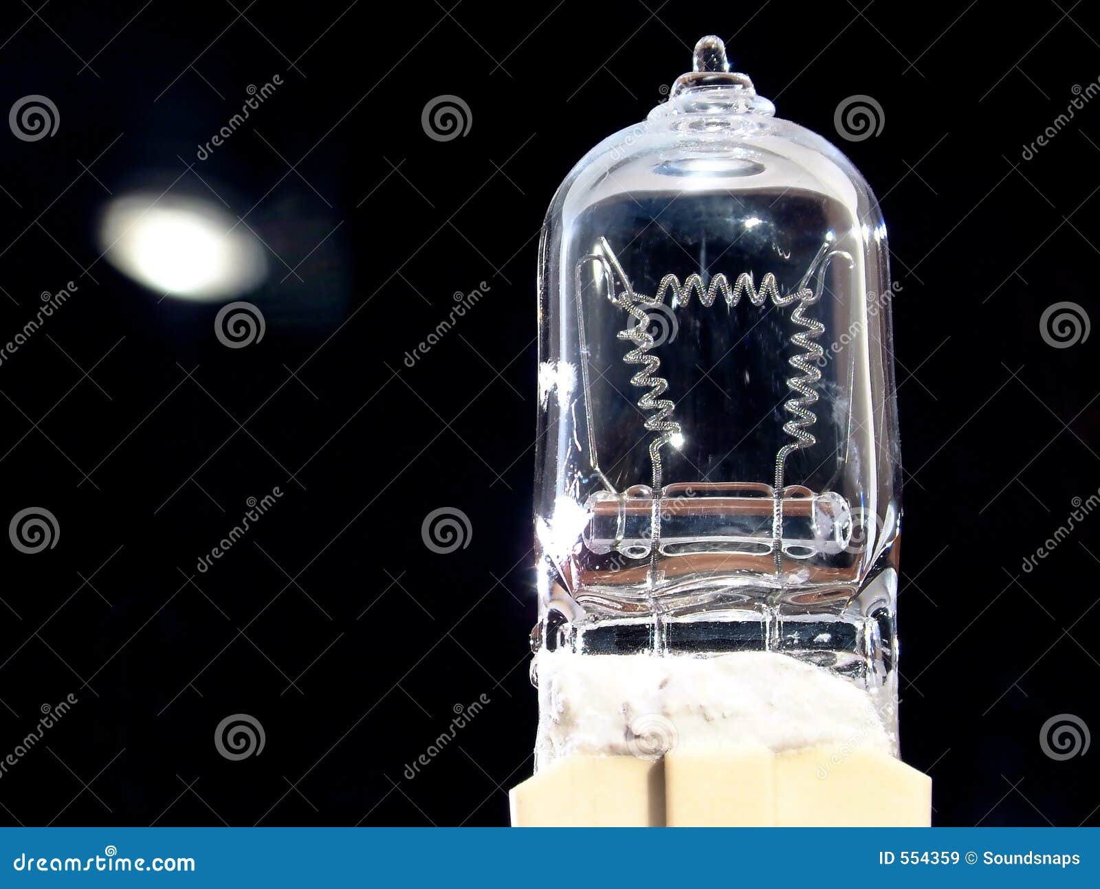 Halogen Lamp Back Lit stock image. Image of technology - 554359