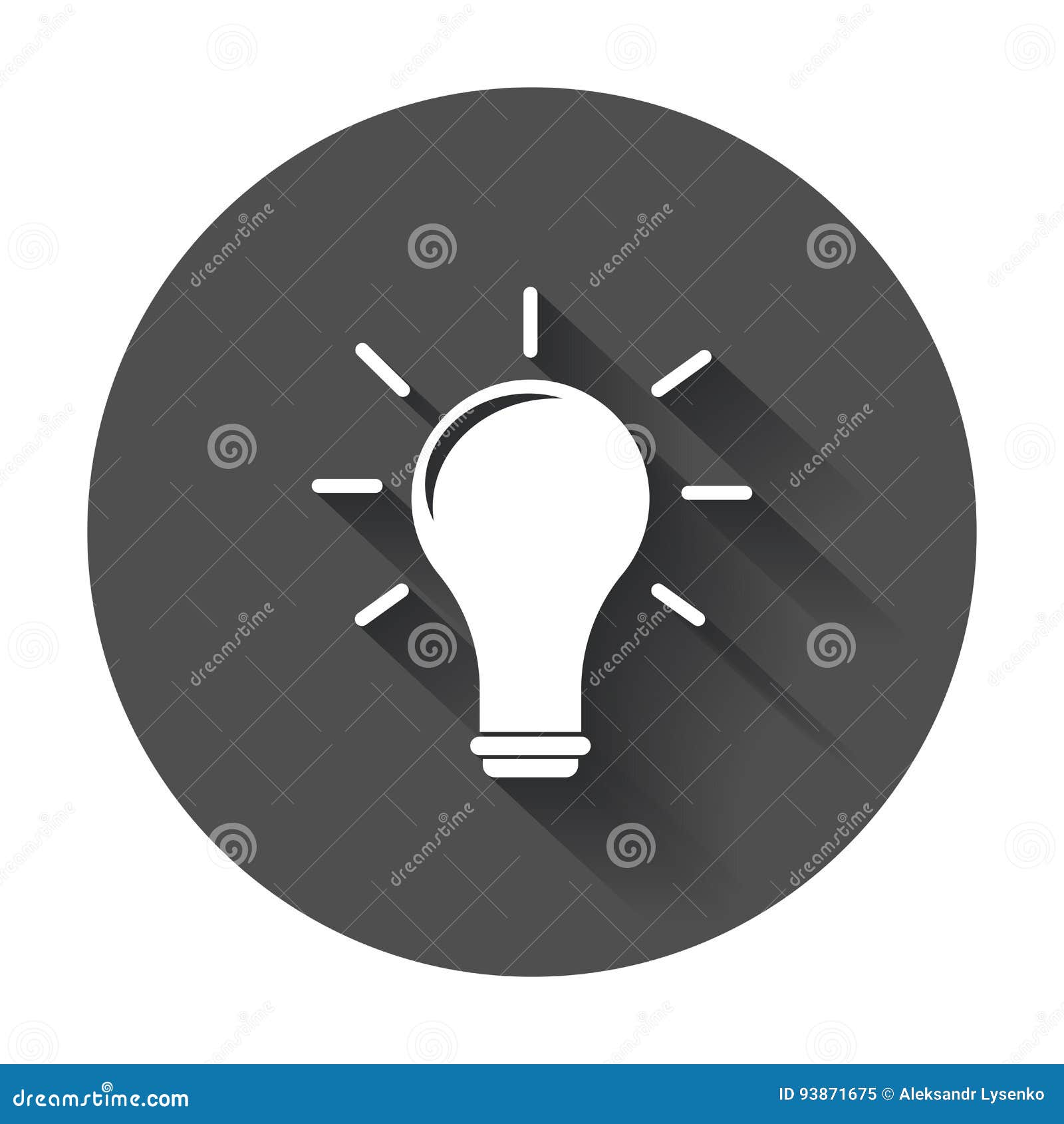 Halogen lightbulb icon. stock vector. Illustration of illumination ...