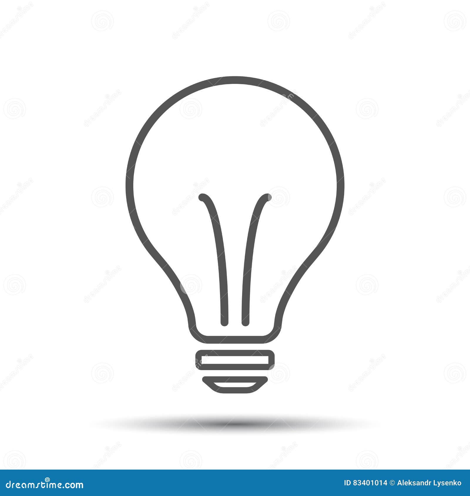 Halogen Lightbulb Icon. Light Bulb Sign. Electricity And Idea Symbol ...