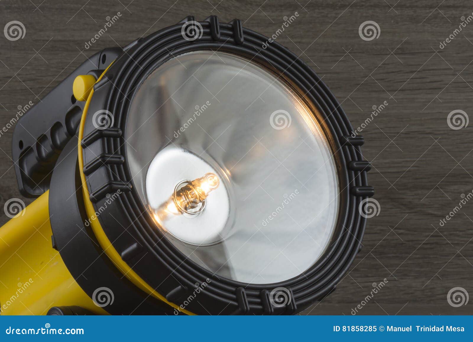 Halogen Spotlight On A Blue Sky Background. Stock Photography ...