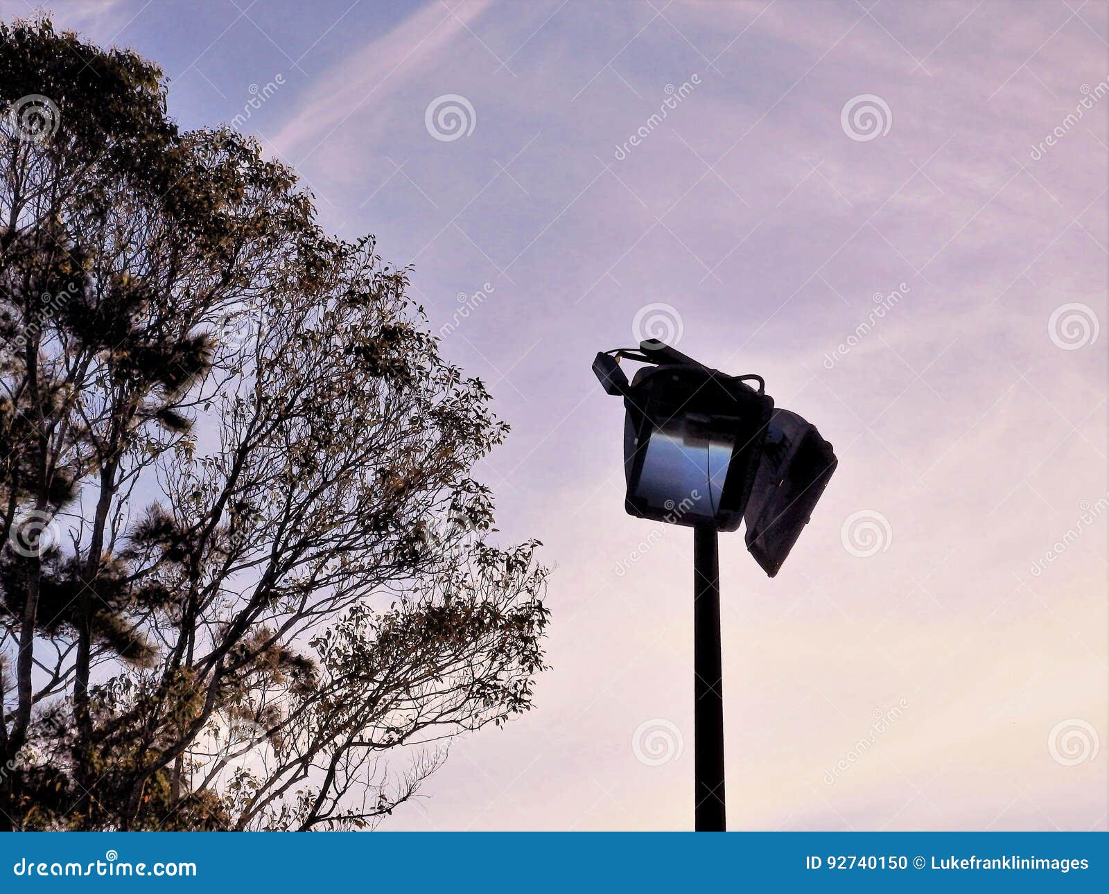 Halogen Street Light stock photo. Image of bright, city - 92740150