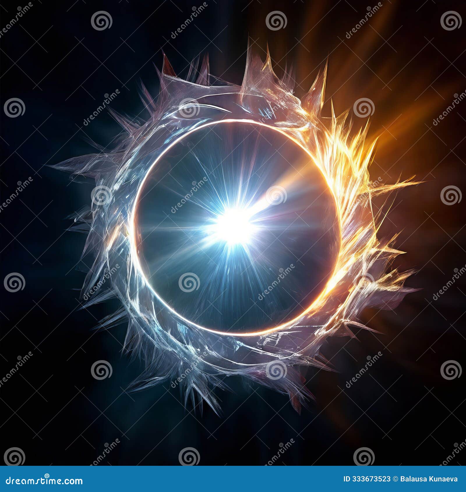 Halos Optical Phenomena that Appear As Bright Circles Stock ...