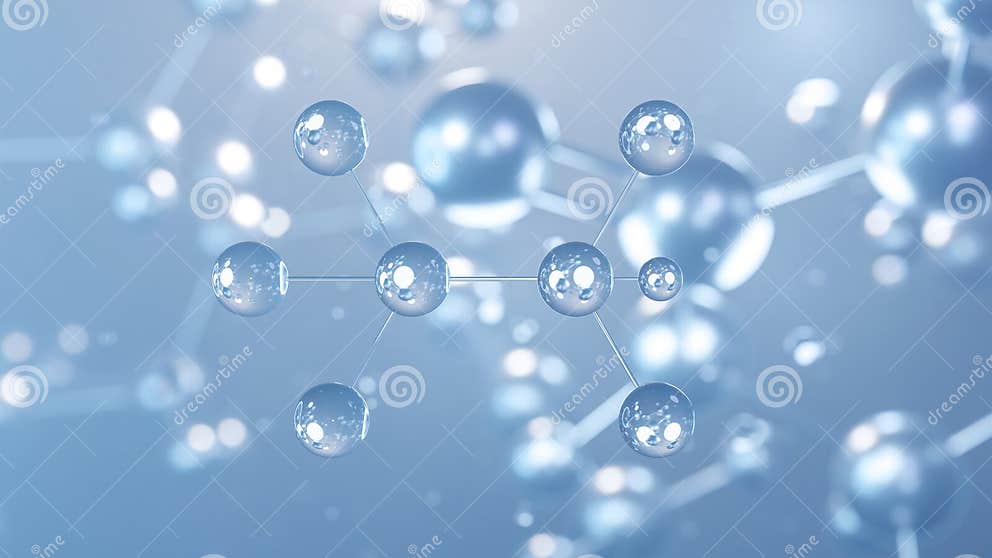 Halothane Molecular Structure 3d, Flat Model, General Anaesthetic ...
