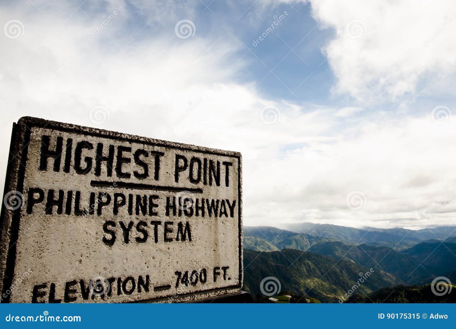 Halsema Highway - Luzon - Philippines Stock Image - Image of ...