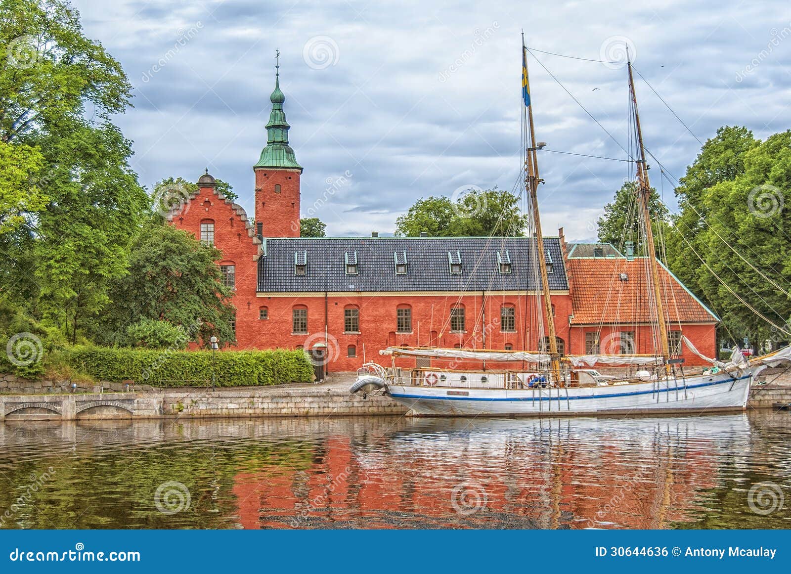 Halstad Castle 03 stock photo. Image of scandinavian - 30644636