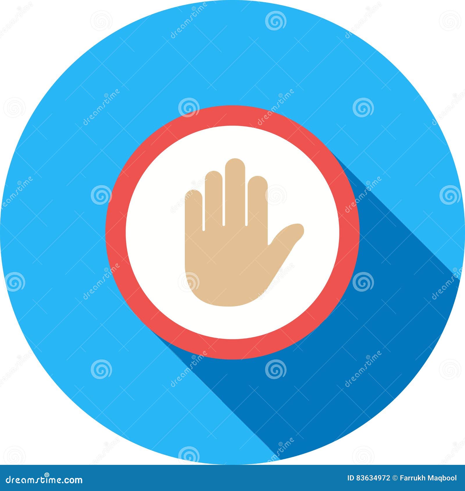 Halt Icon Vector Illustration | CartoonDealer.com #31279036