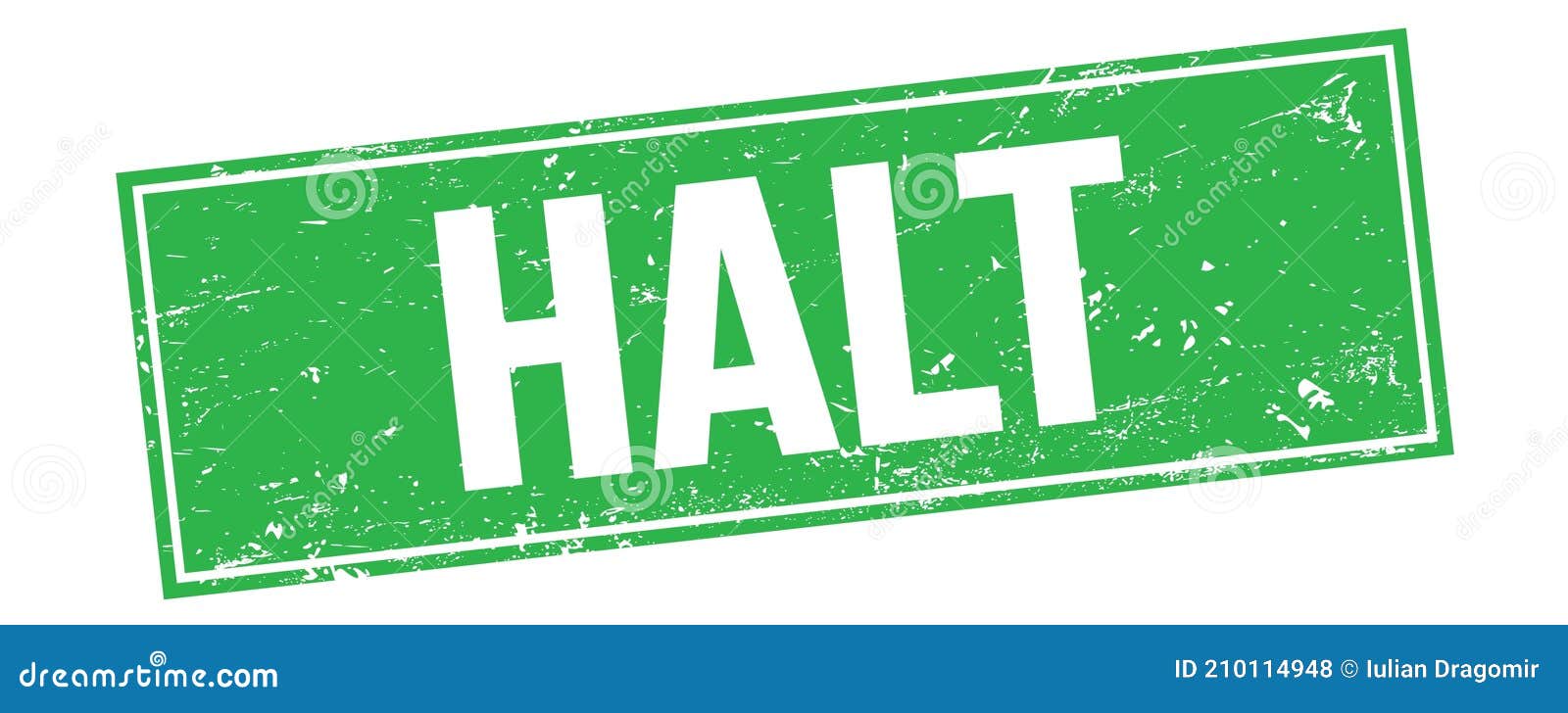 HALT Text On Red Blue Ribbon Stamp Royalty-Free Stock Image ...