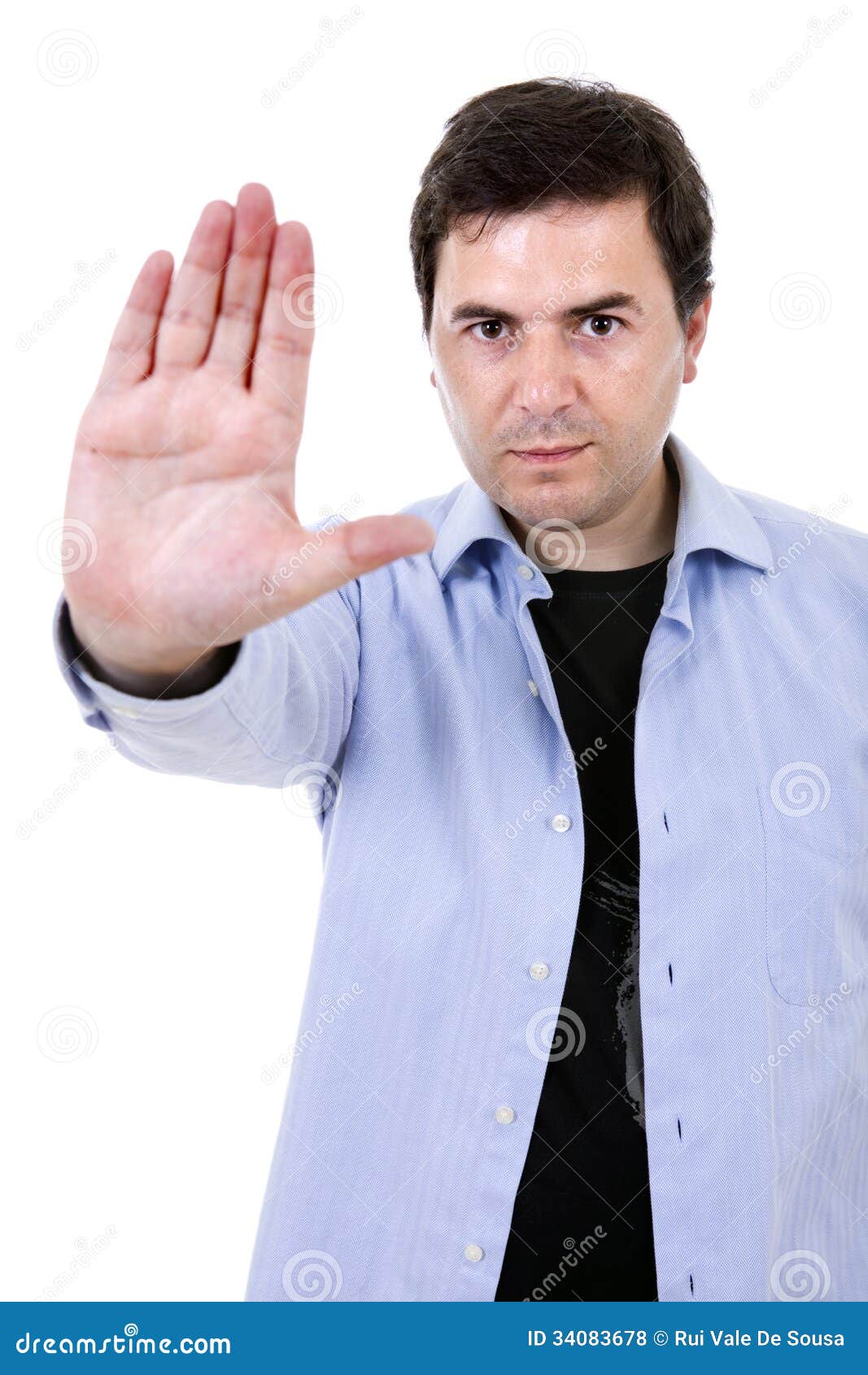 Halt stock photo. Image of face, power, control, confident - 34083678