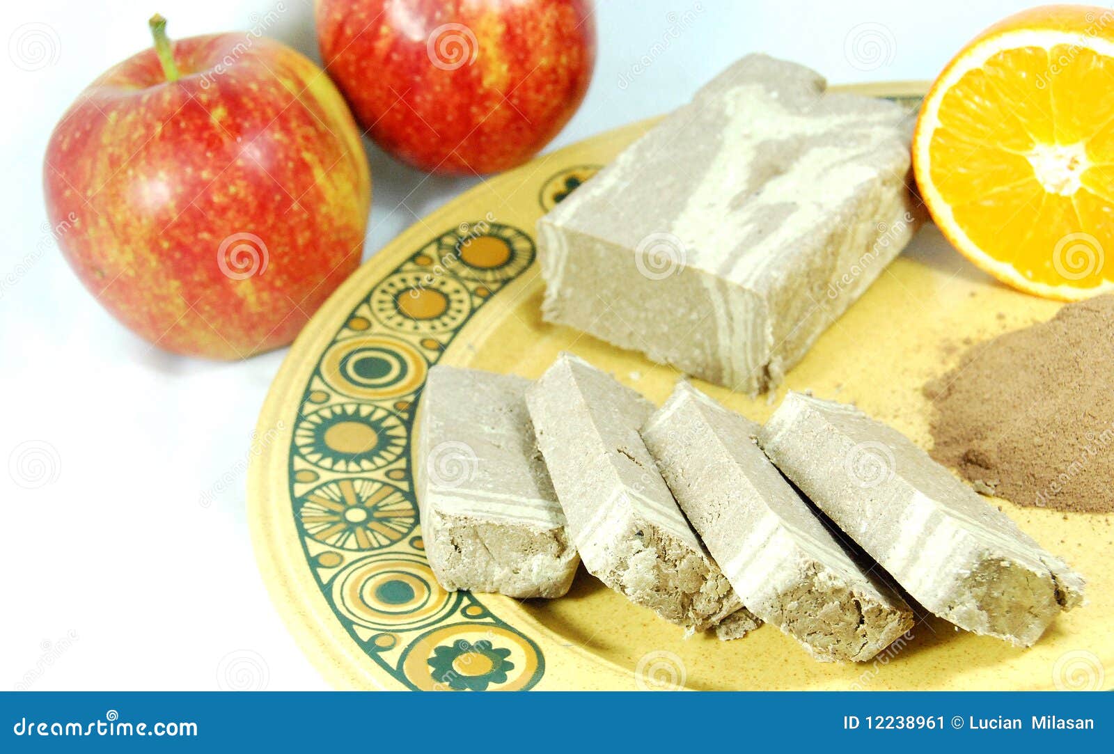 Halva stock image. Image of apples, dessert, halawa, halwa - 12238961