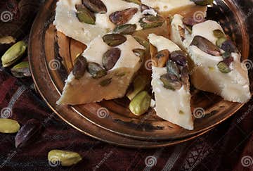 Halva stock image. Image of dish, uzbec, food, pistachio - 1644699