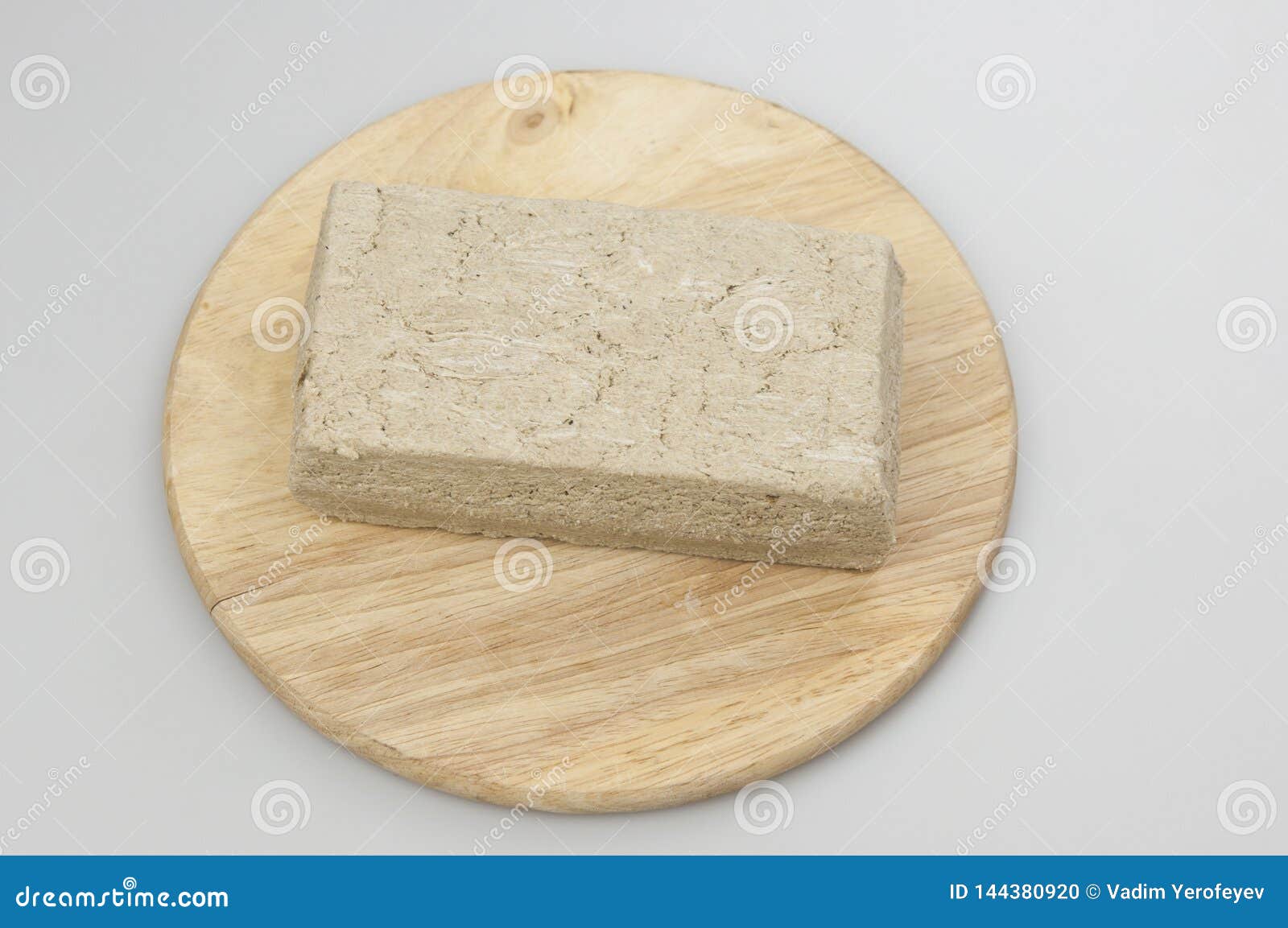 The Halva on a White Background Stock Photo - Image of delicious ...