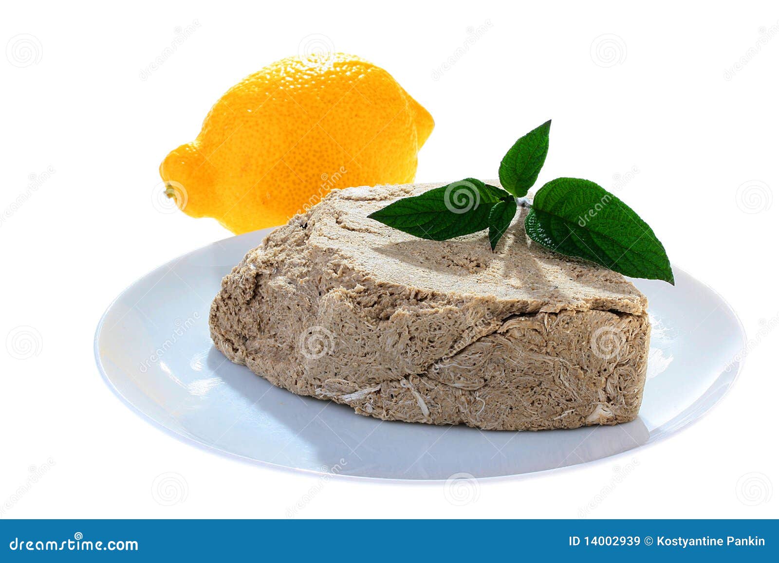 Halvah stock image. Image of food, yellow, plate, sunflower - 14002939