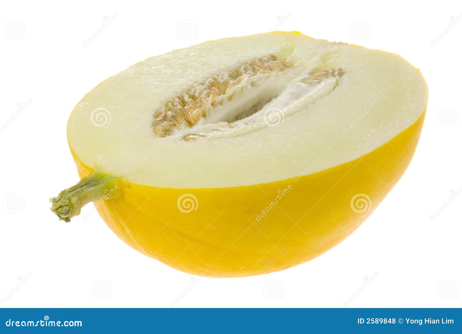 Halve honings witte meloen stock foto. Image of voeding - 2589848
