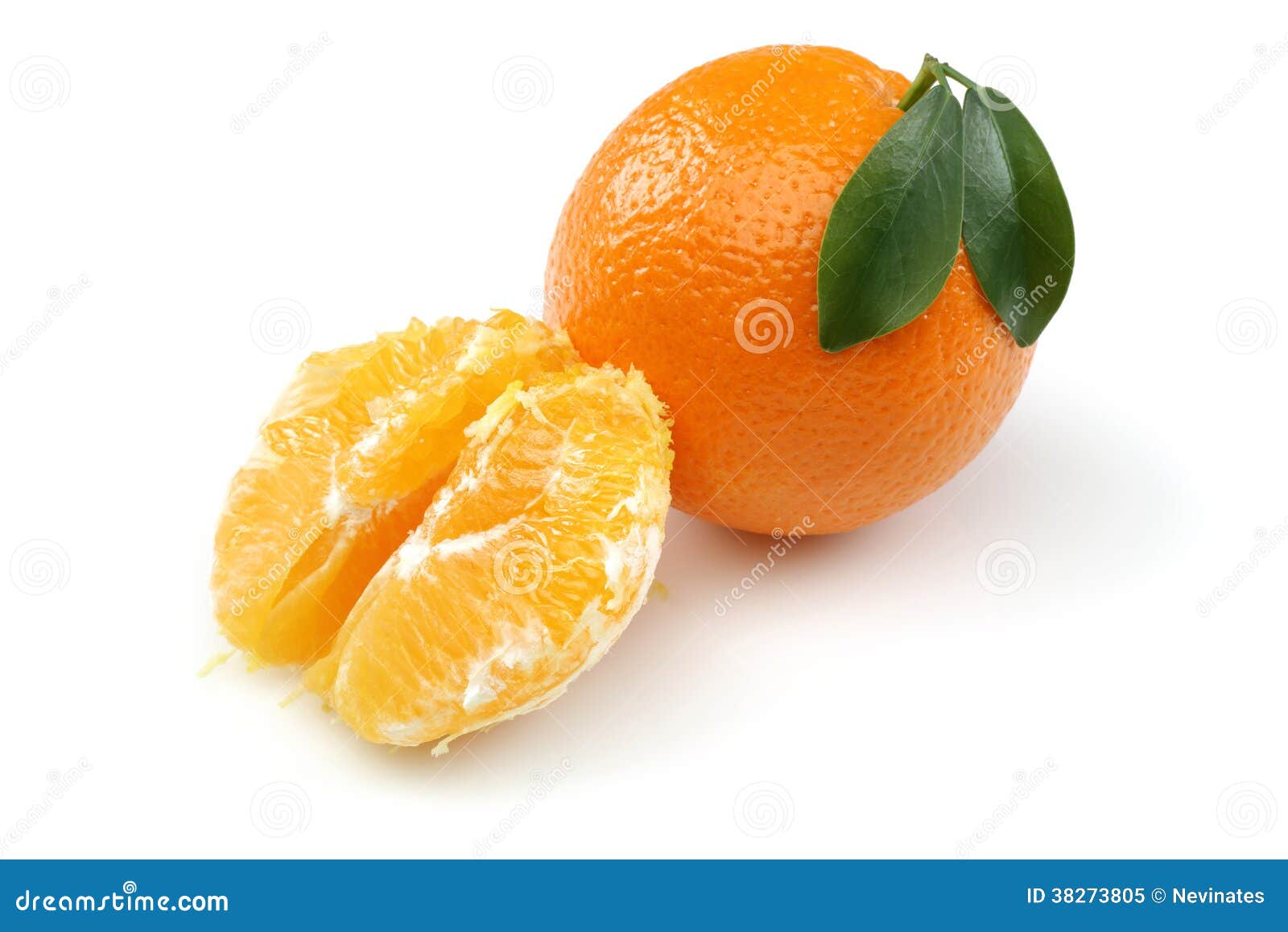 Halve Sinaasappel En Sinaasappel Stock Afbeelding - Image of eten ...