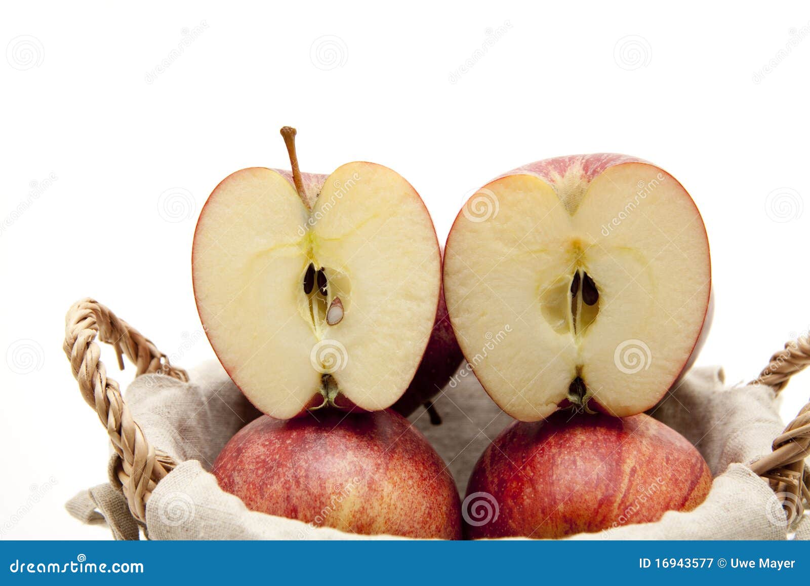 Halved apple stock image. Image of material, isolated - 16943577