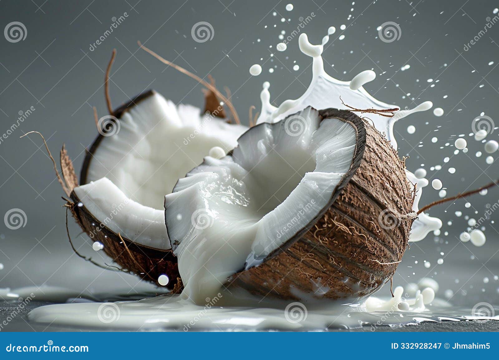Coconut Milk Splash stock image. Image of milk, sweet - 332928247