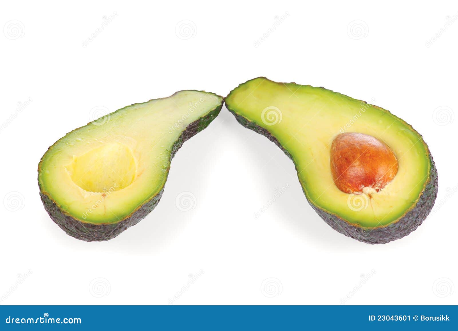 Halved fresh avocado stock image. Image of juicy, piece - 23043601