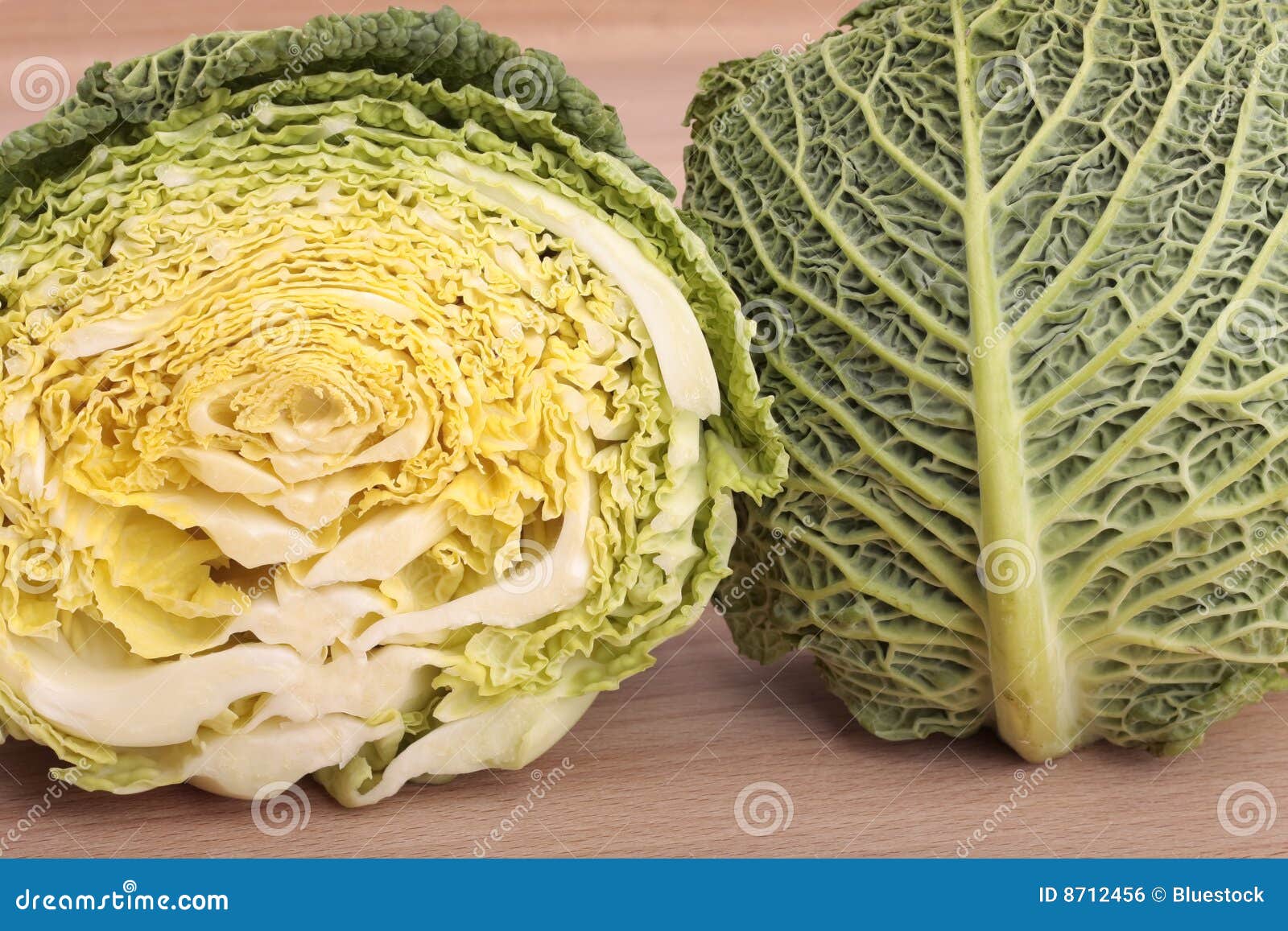 Halved green cabbage stock photo. Image of nutritious - 8712456