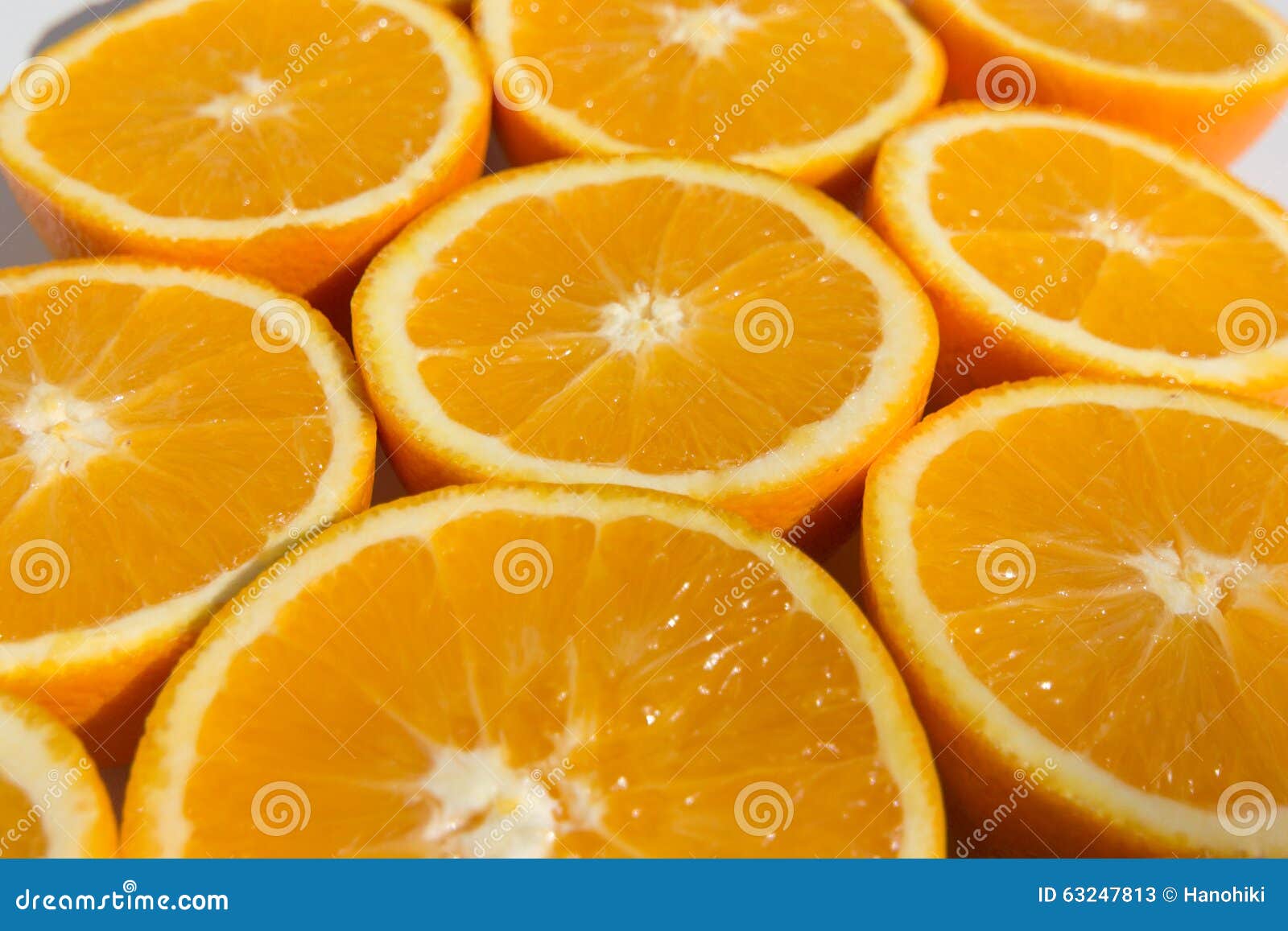 Halved Oranges , Sliced Orange Fruits Closeup Stock Image - Image of ...