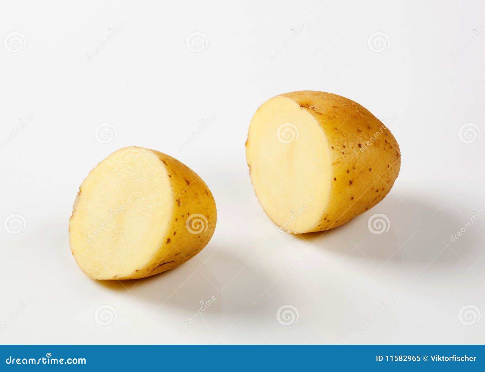 Halved potato stock image. Image of vegetable, organic - 11582965