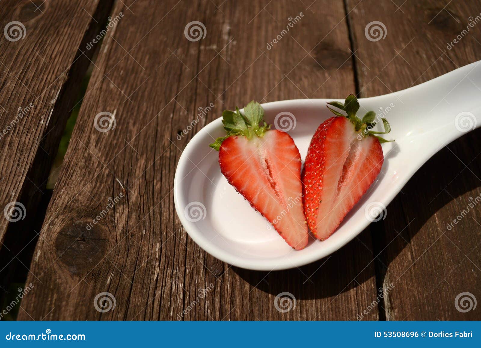 Halved strawberries stock photo. Image of weathered, close - 53508696