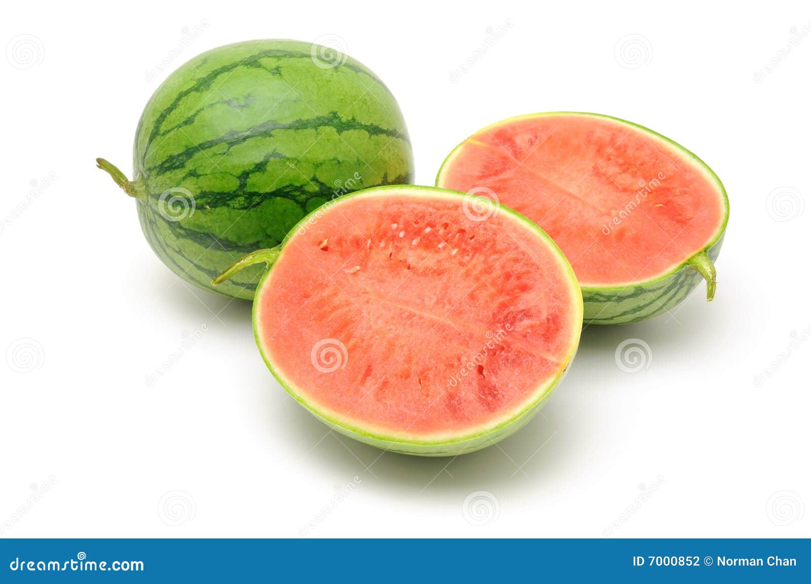Halved watermelon stock photo. Image of closeup, healthy - 7000852