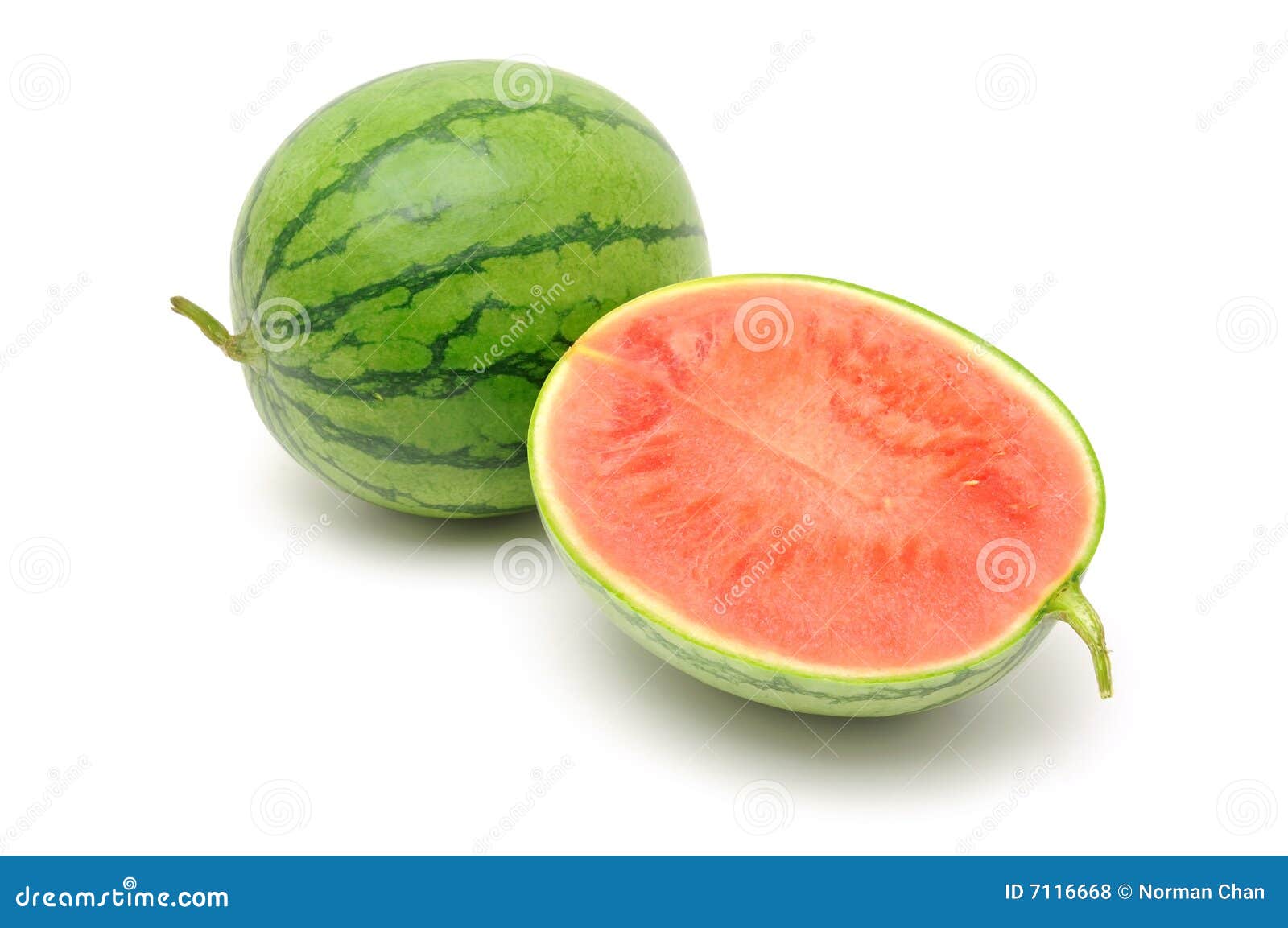 Halved watermelon stock photo. Image of food, slice, white - 7116668