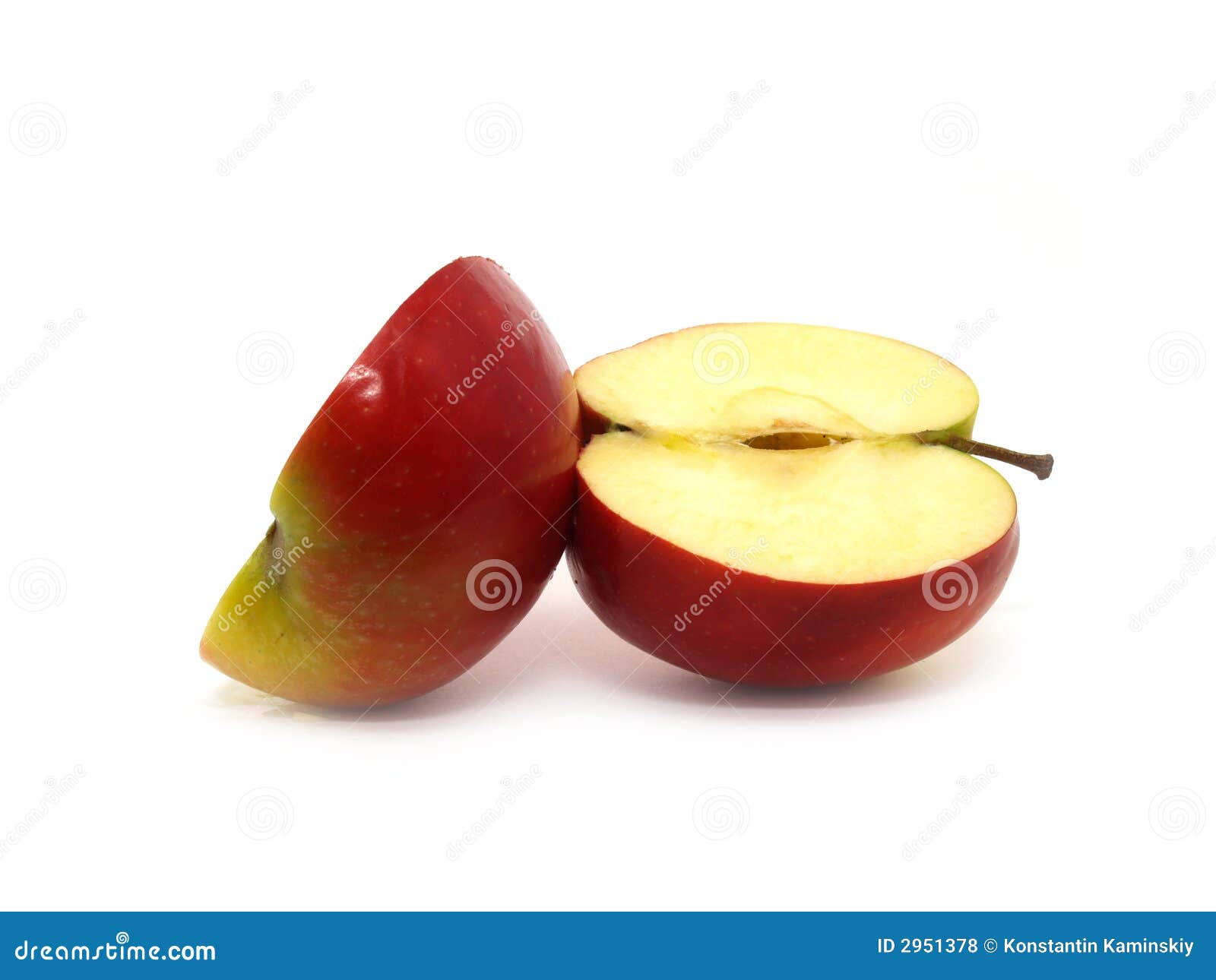 Halves of apple stock photo. Image of life, closeup, fruity - 2951378