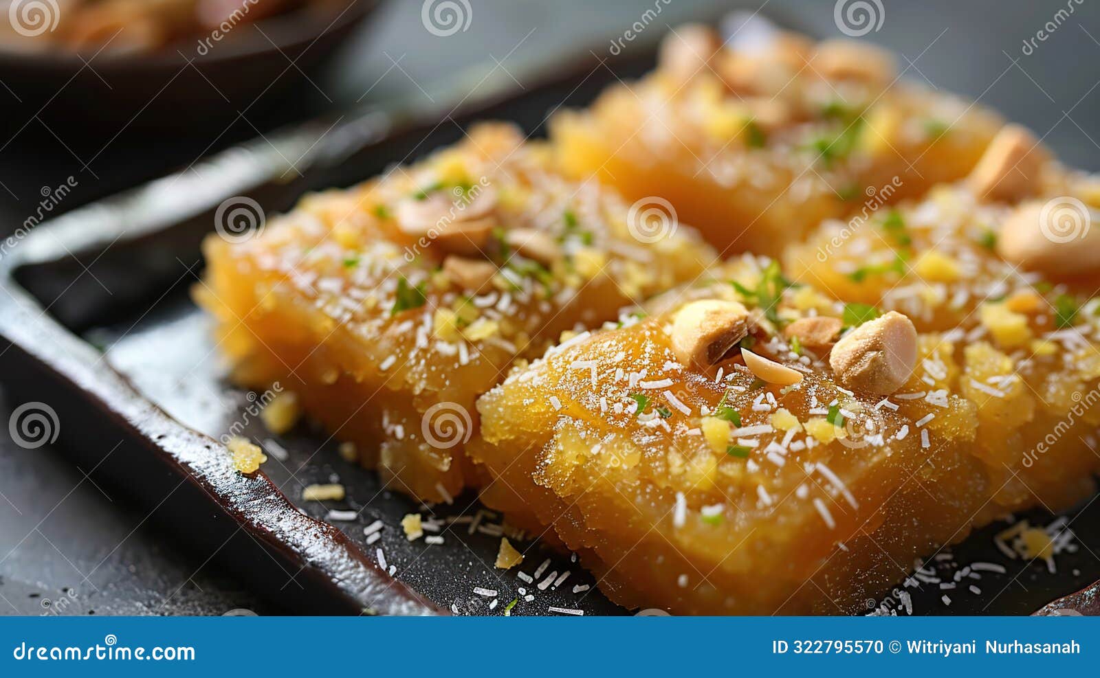 Halwa Indian Sweets and Snacks. Generative Ai Stock Illustration ...