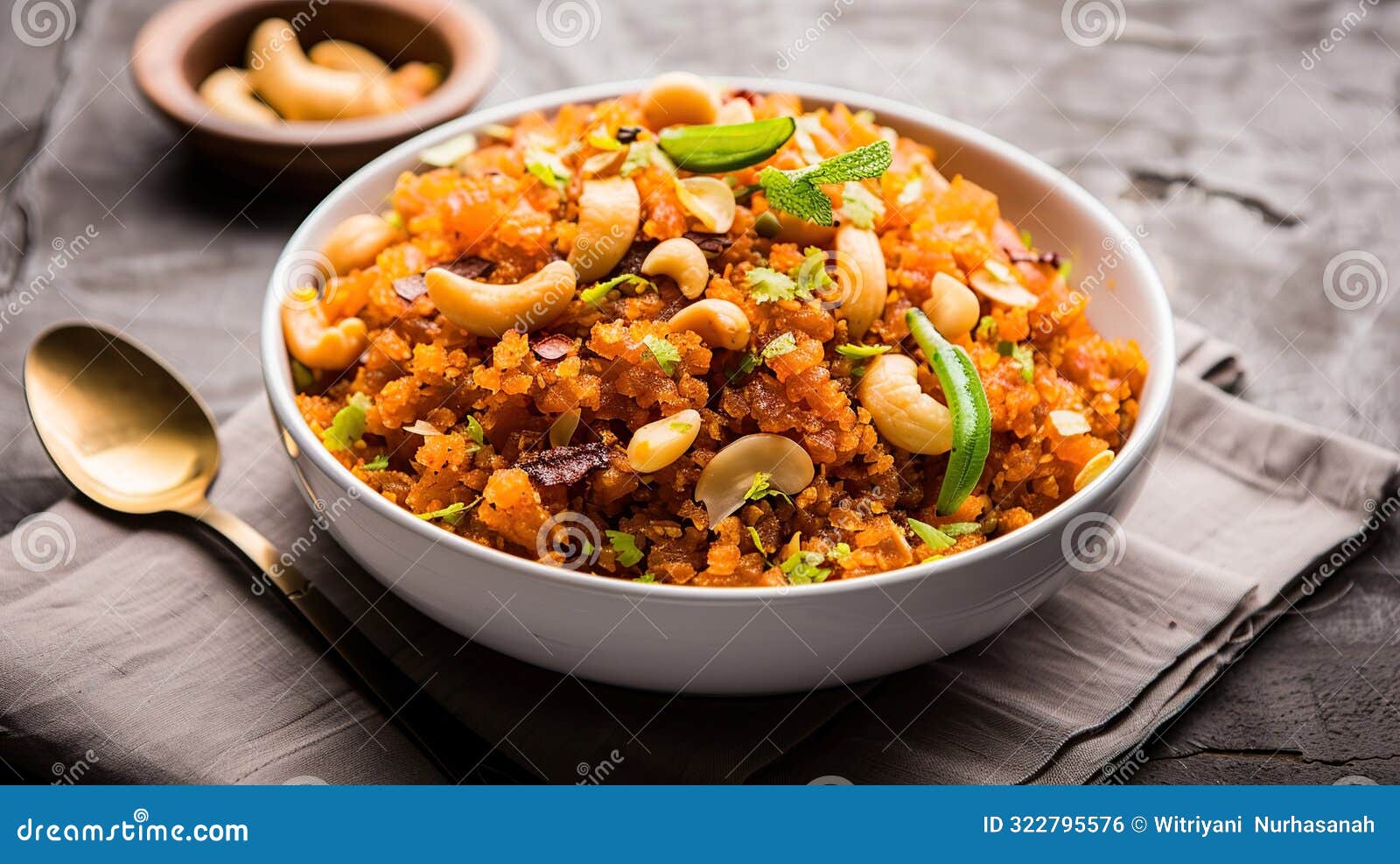 Halwa Indian Sweets and Snacks. Generative Ai Stock Illustration ...