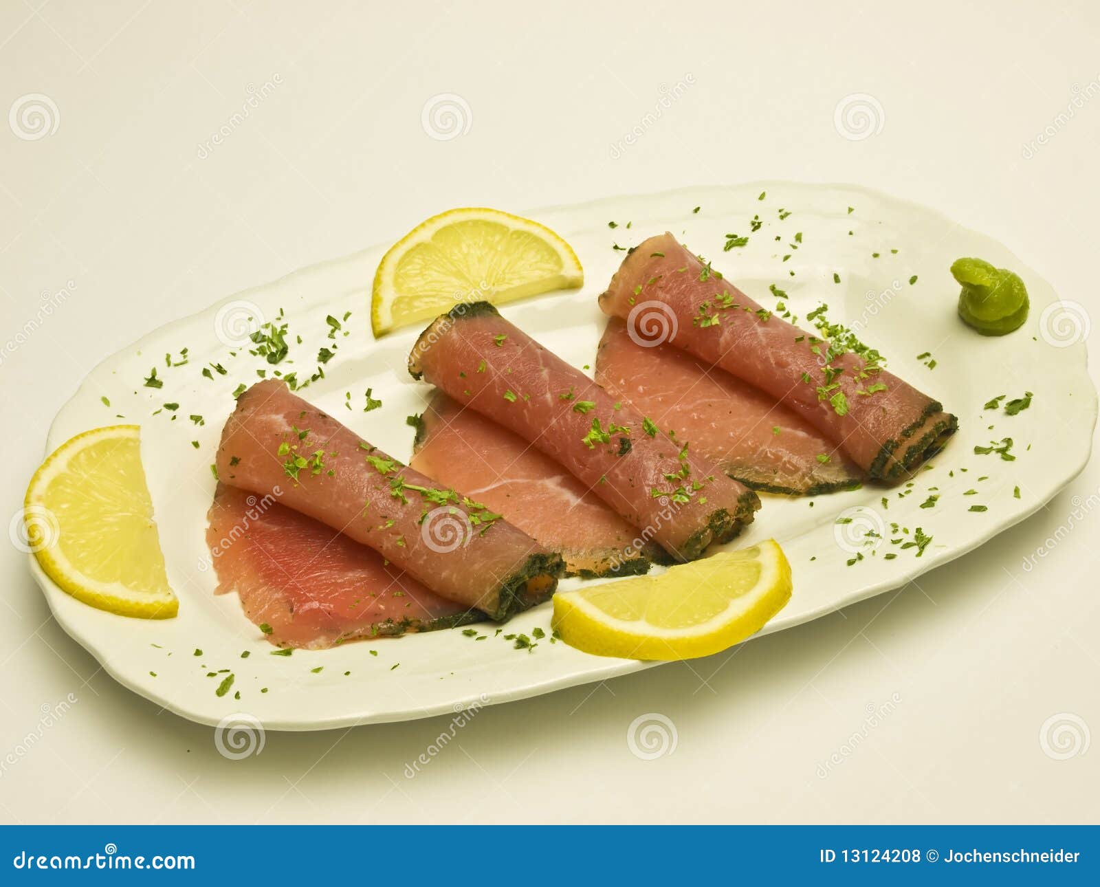 Ham stock photo. Image of isolated, starter, appetizer - 13124208