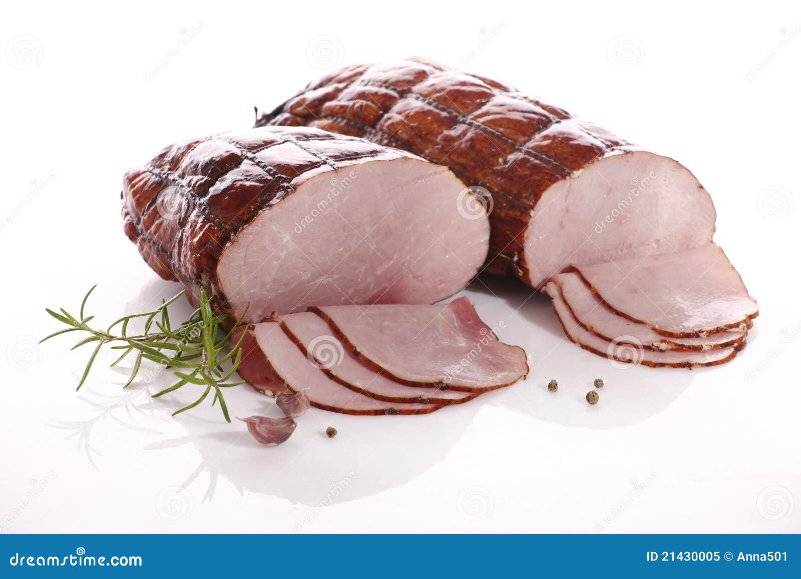 Ham stock image. Image of breakfast, dish, meat, veal - 21430005