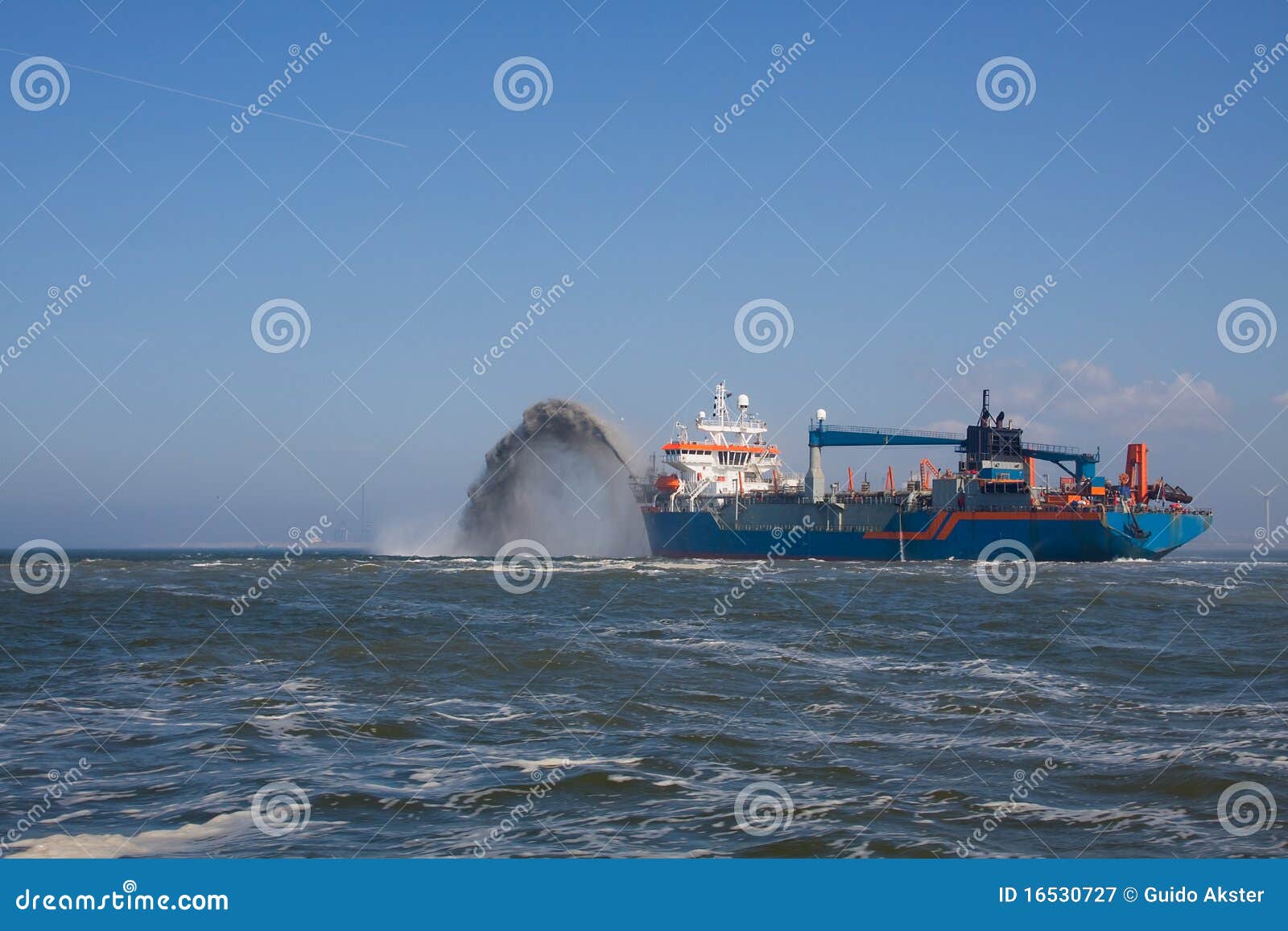 HAM 316 rear stock image. Image of dredging, land, blue - 16530727