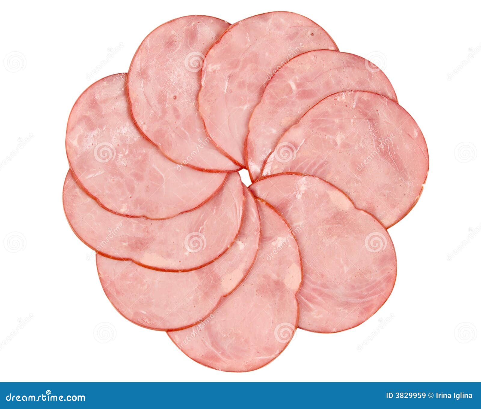 Ham stock image. Image of gammon, appetizer, arrangement - 3829959