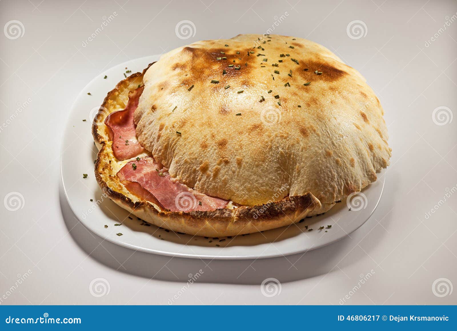Ham in Ban stock image. Image of snack, breakfast, italian - 46806217