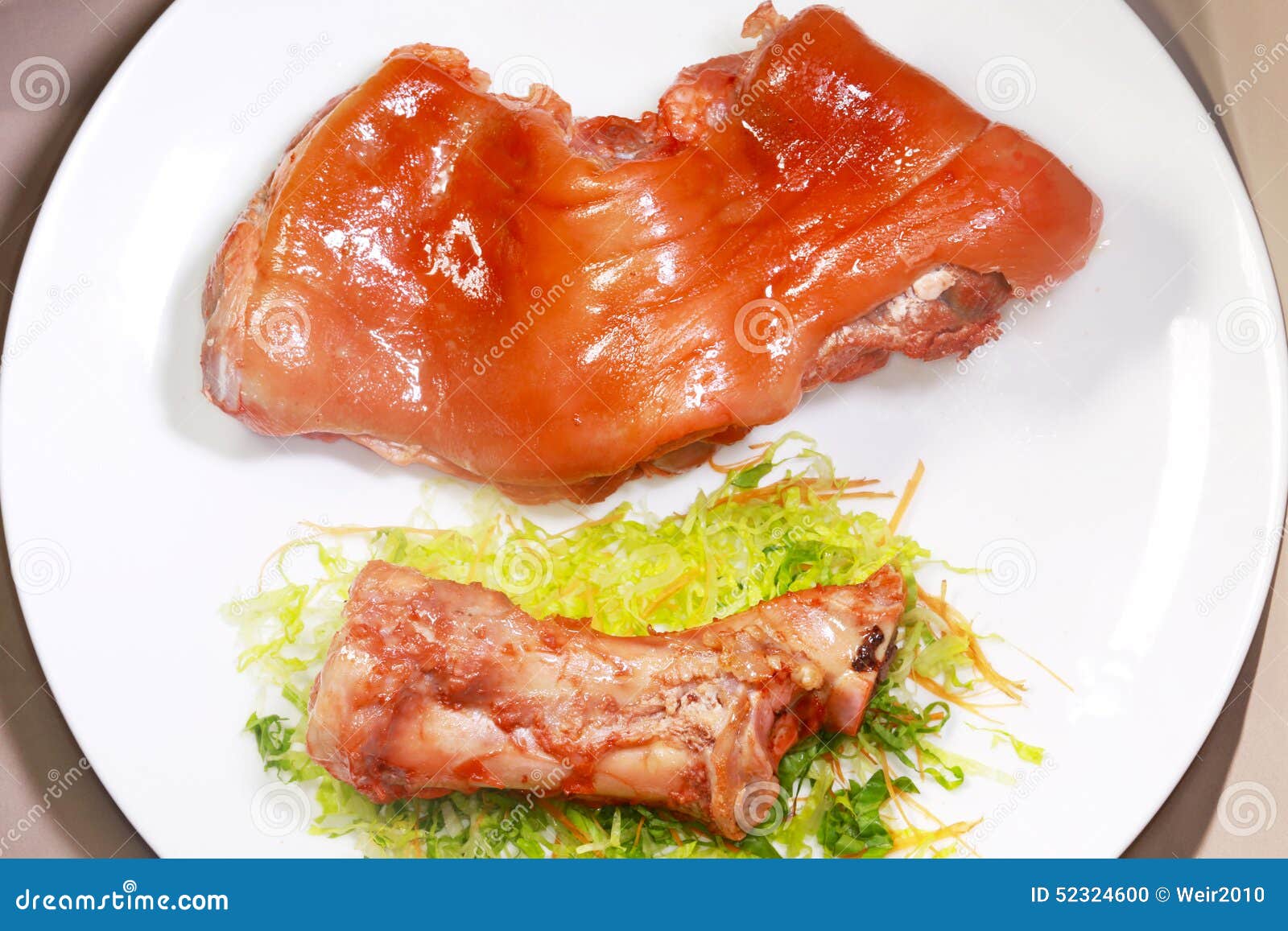 Ham and bone stock photo. Image of meal, skin, food, cooking - 52324600