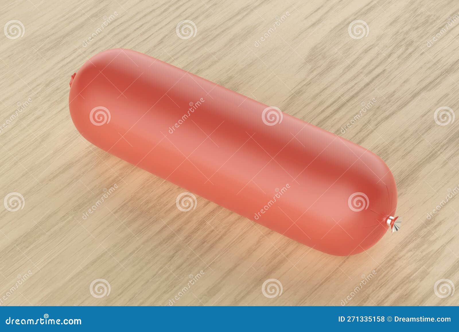 Ham in casing stock illustration. Illustration of chicken - 271335158