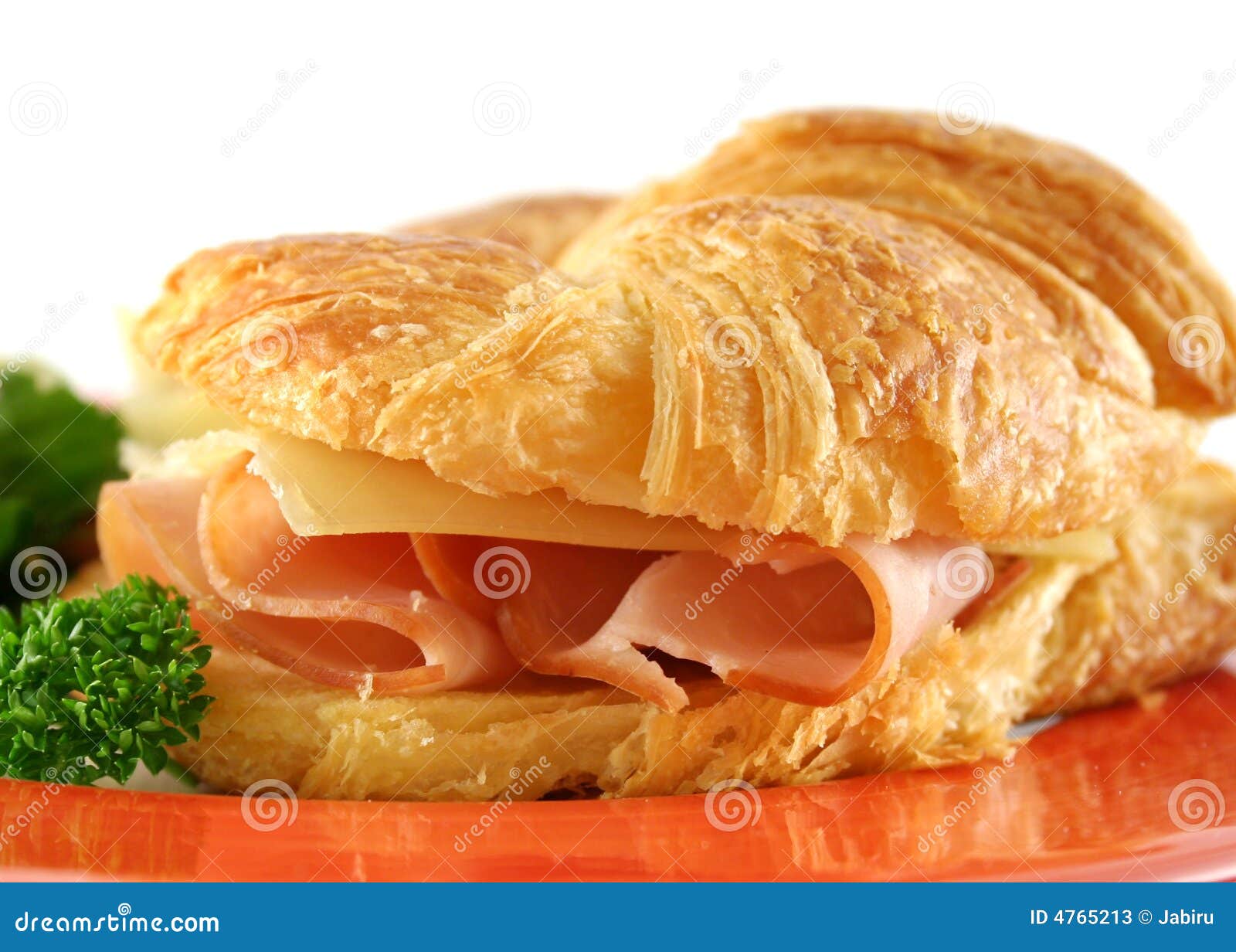 Ham and Cheddar Croissant stock image. Image of freshness - 4765213