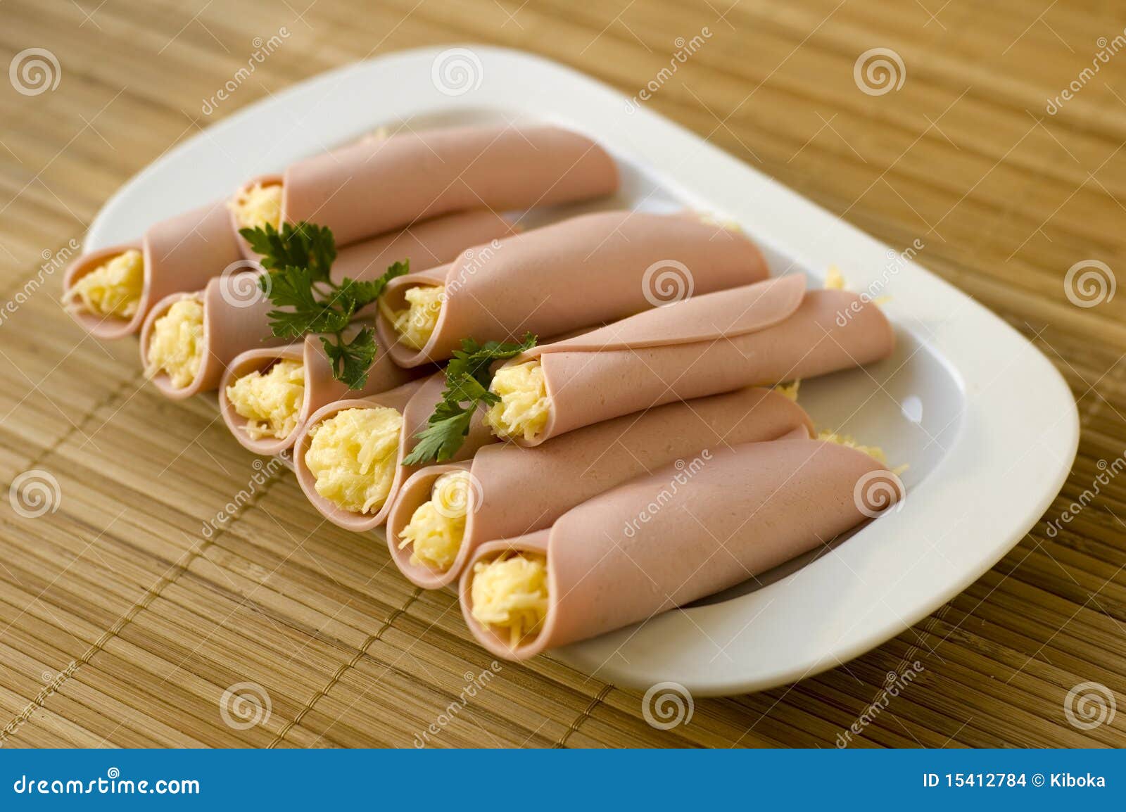 Ham and cheese stock photo. Image of sliced, slices, slice - 15412784