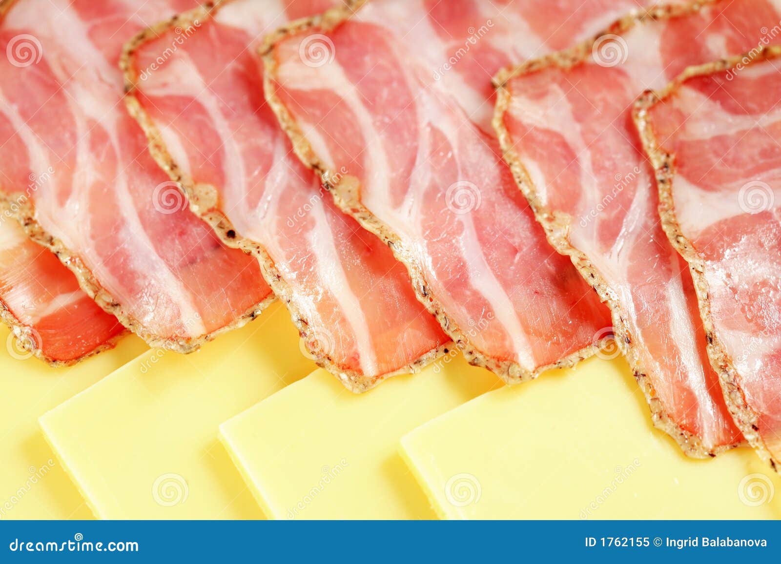 Ham and cheese stock image. Image of cheese, tasty, salami - 1762155