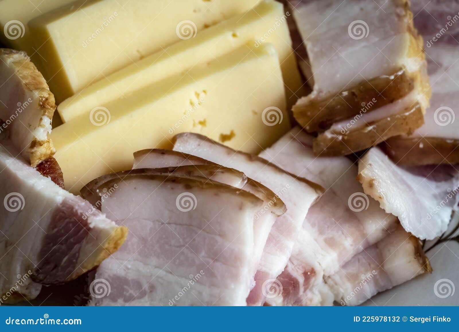 Ham and cheese stock photo. Image of choice, piece, cuisine - 225978132