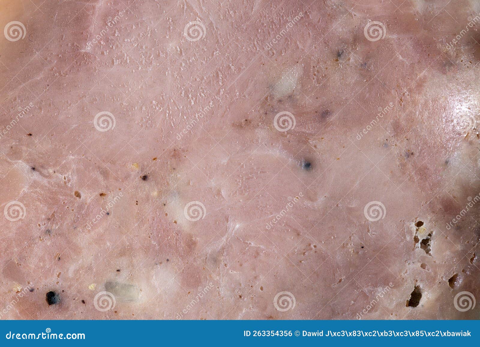 Ham Close Up. Macro. Top View Stock Photo - Image of close, macro ...